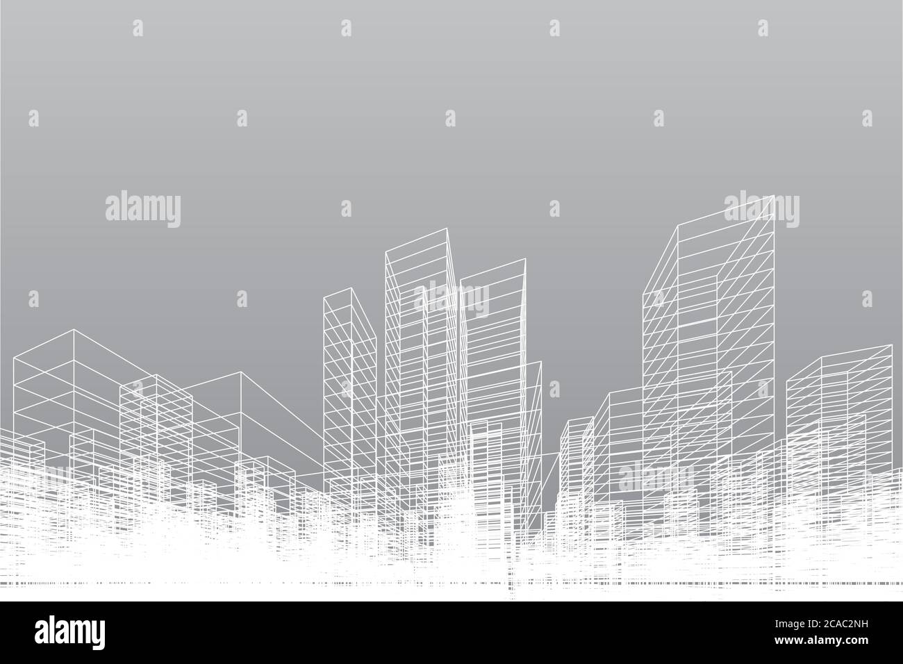 Wireframe city hi-res stock photography and images - Alamy