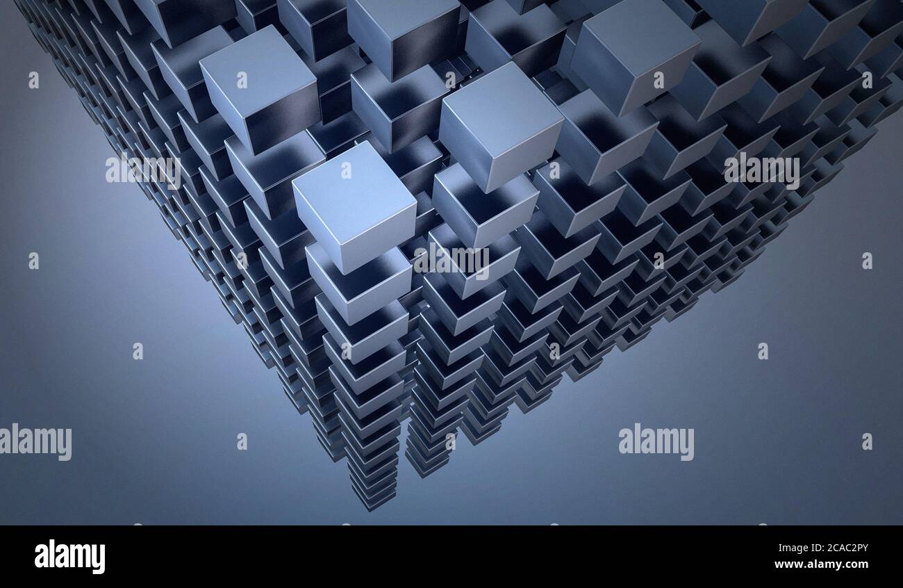 3D rendering of a tower block Stock Photo - Alamy
