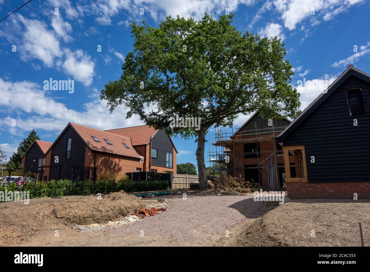 Rural house building Stock Photo - Alamy