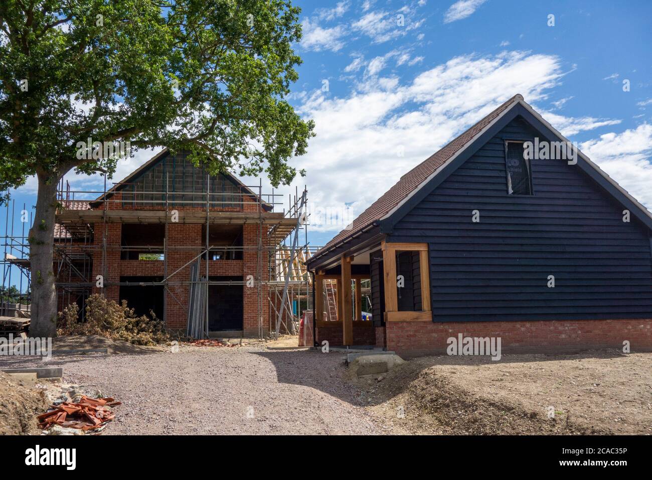Rural house building Stock Photo - Alamy