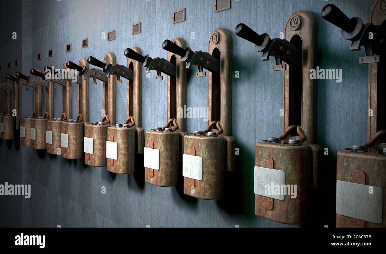 Power levers hi-res stock photography and images - Alamy