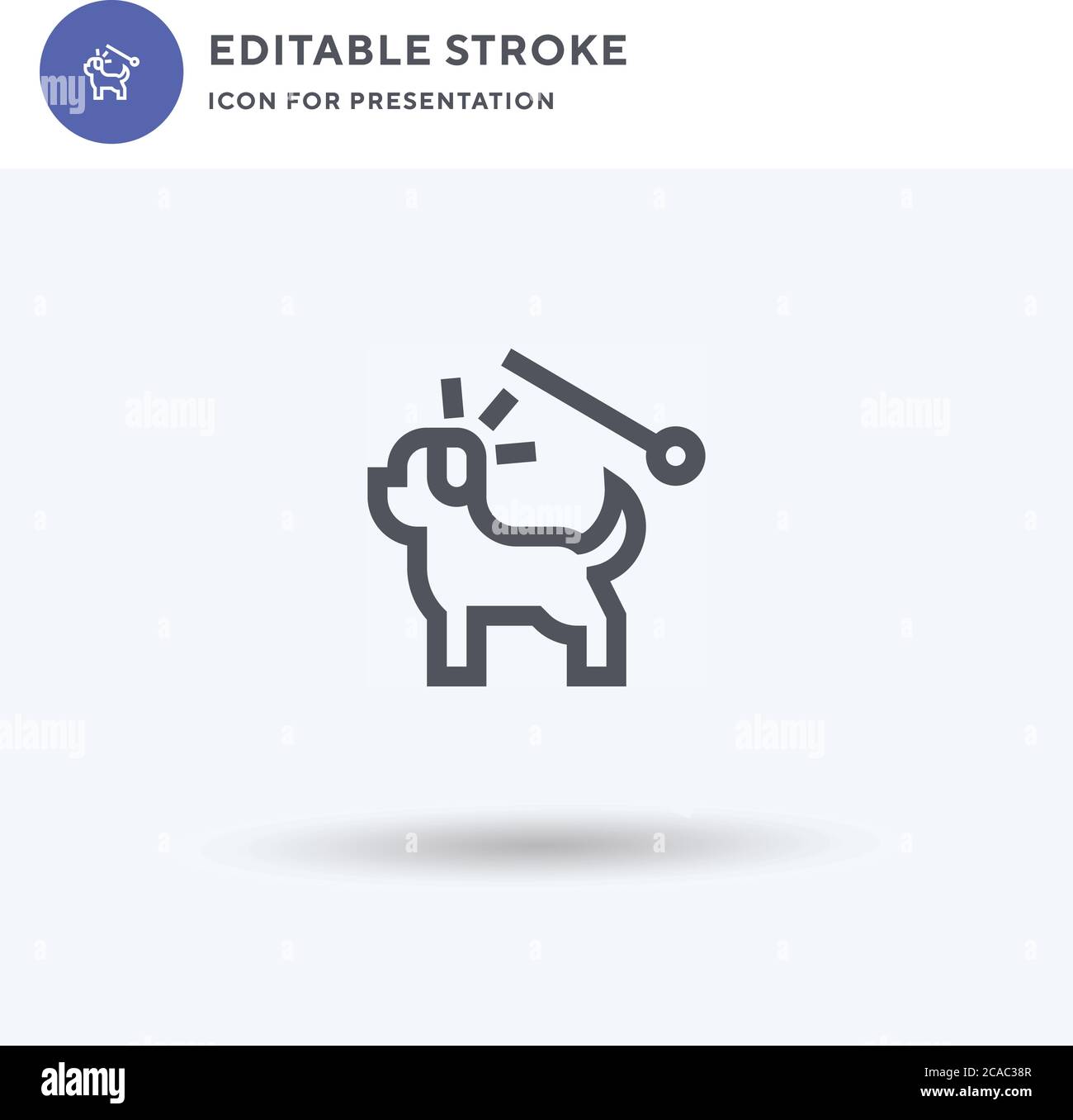 Animal Cruelty icon vector, filled flat sign, solid pictogram isolated ...