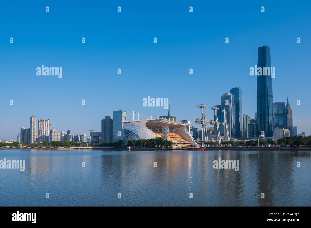 City architectural landscape in Guangzhou, China Stock Photo - Alamy
