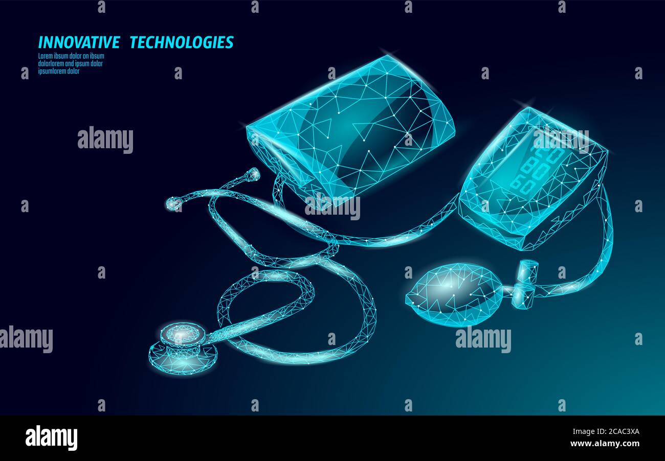 Measuring blood pressure hospital Stock Vector Images - Alamy