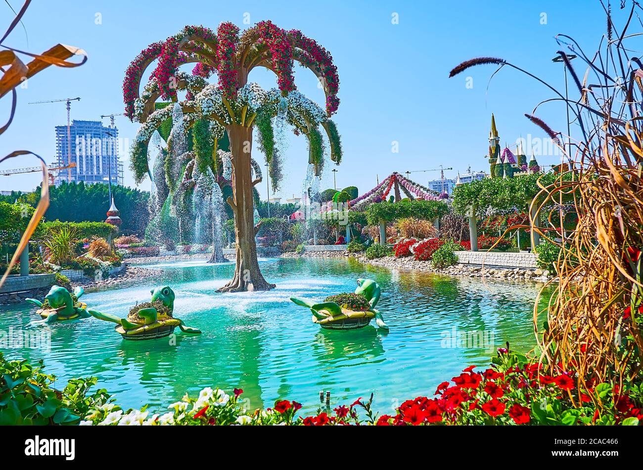 Dubai fountain horse hi-res stock photography and images - Alamy