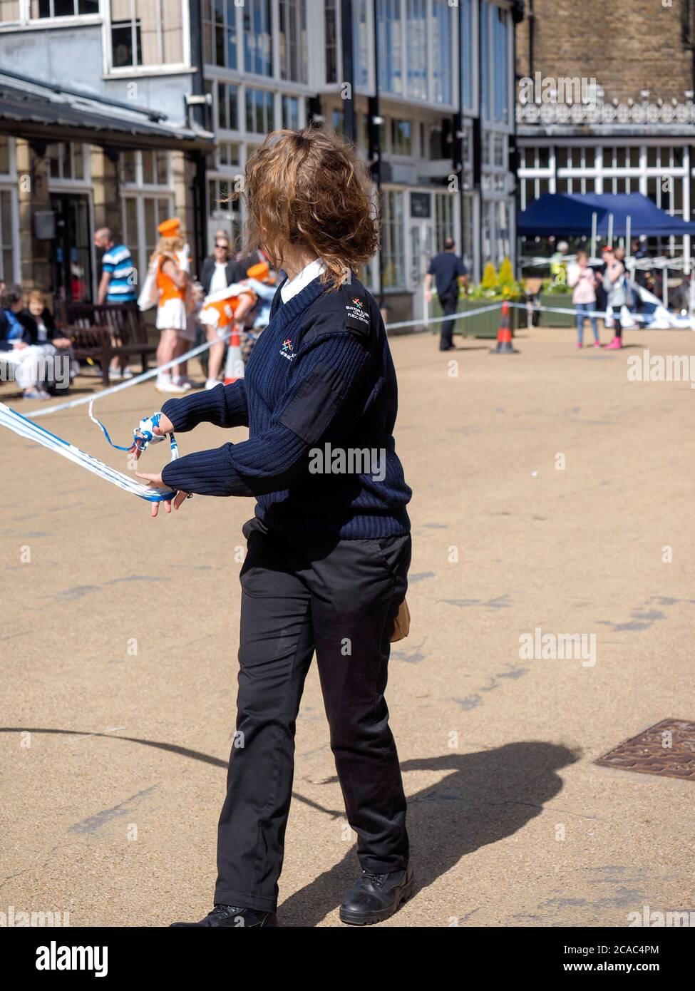 Summer fair in Buxton Derbyshire England Stock Photo - Alamy