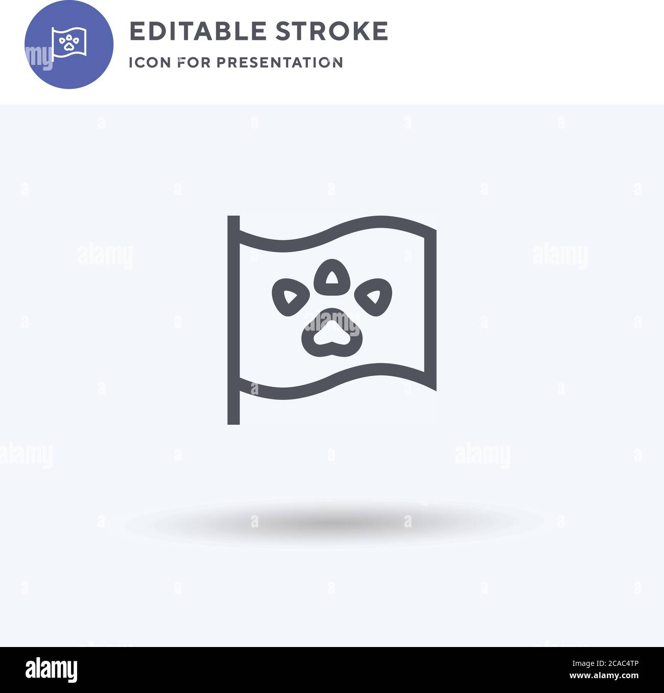 Animal icon vector, filled flat sign, solid pictogram isolated on white ...