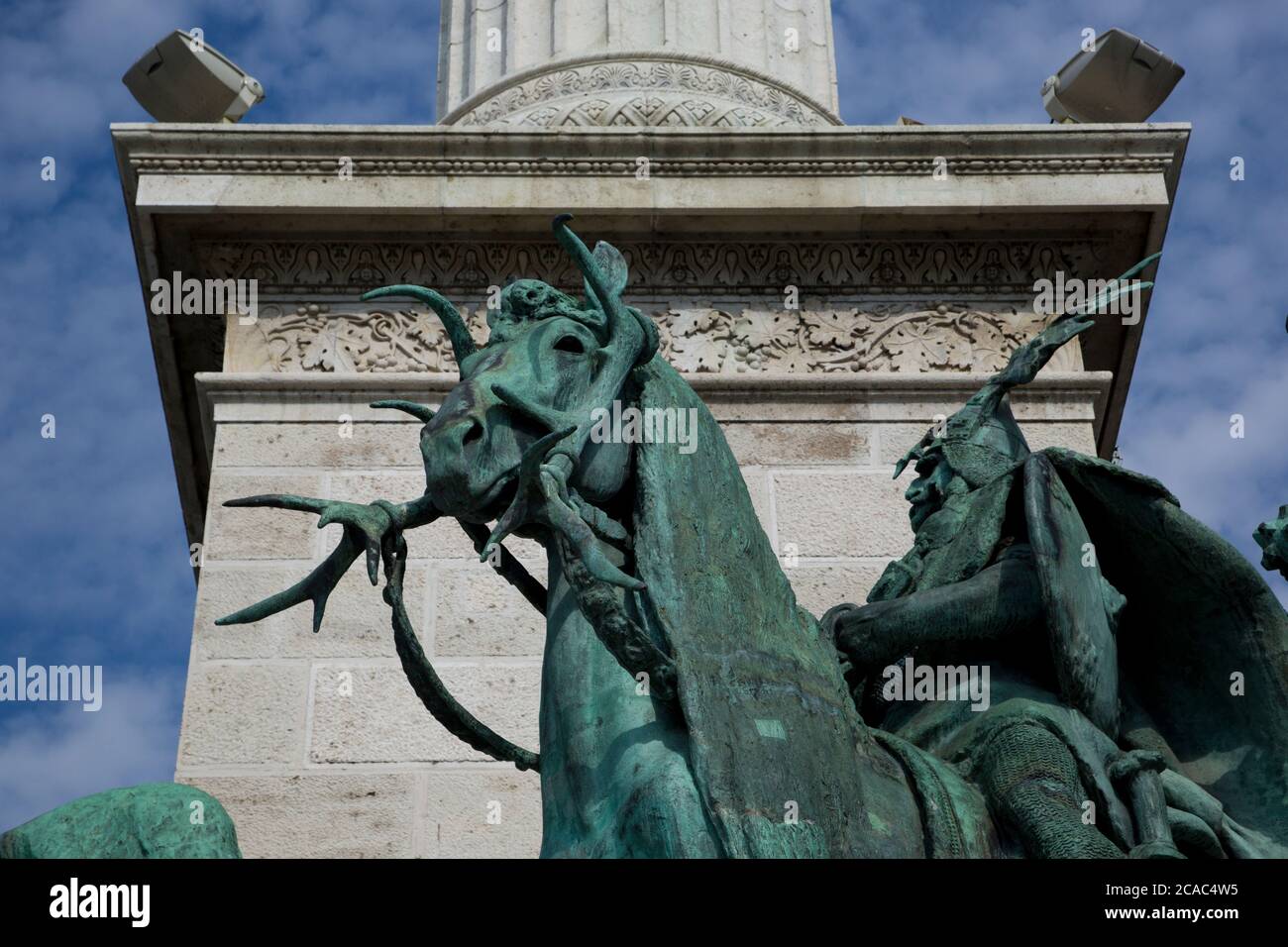 Hosok tere (Heroes Square), Budapest, Hungary, Europe Stock Photo - Alamy