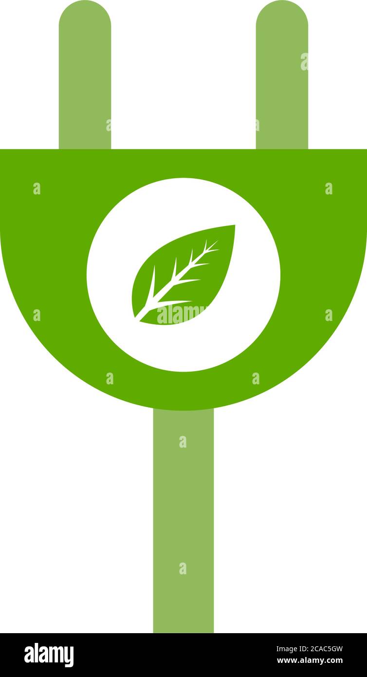 Leaf plug symbol hi-res stock photography and images - Alamy