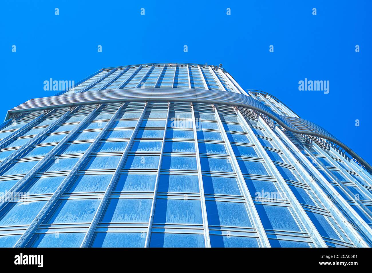DUBAI, UAE - MARCH 3, 2020: The view from the high viewpoint of Burj ...
