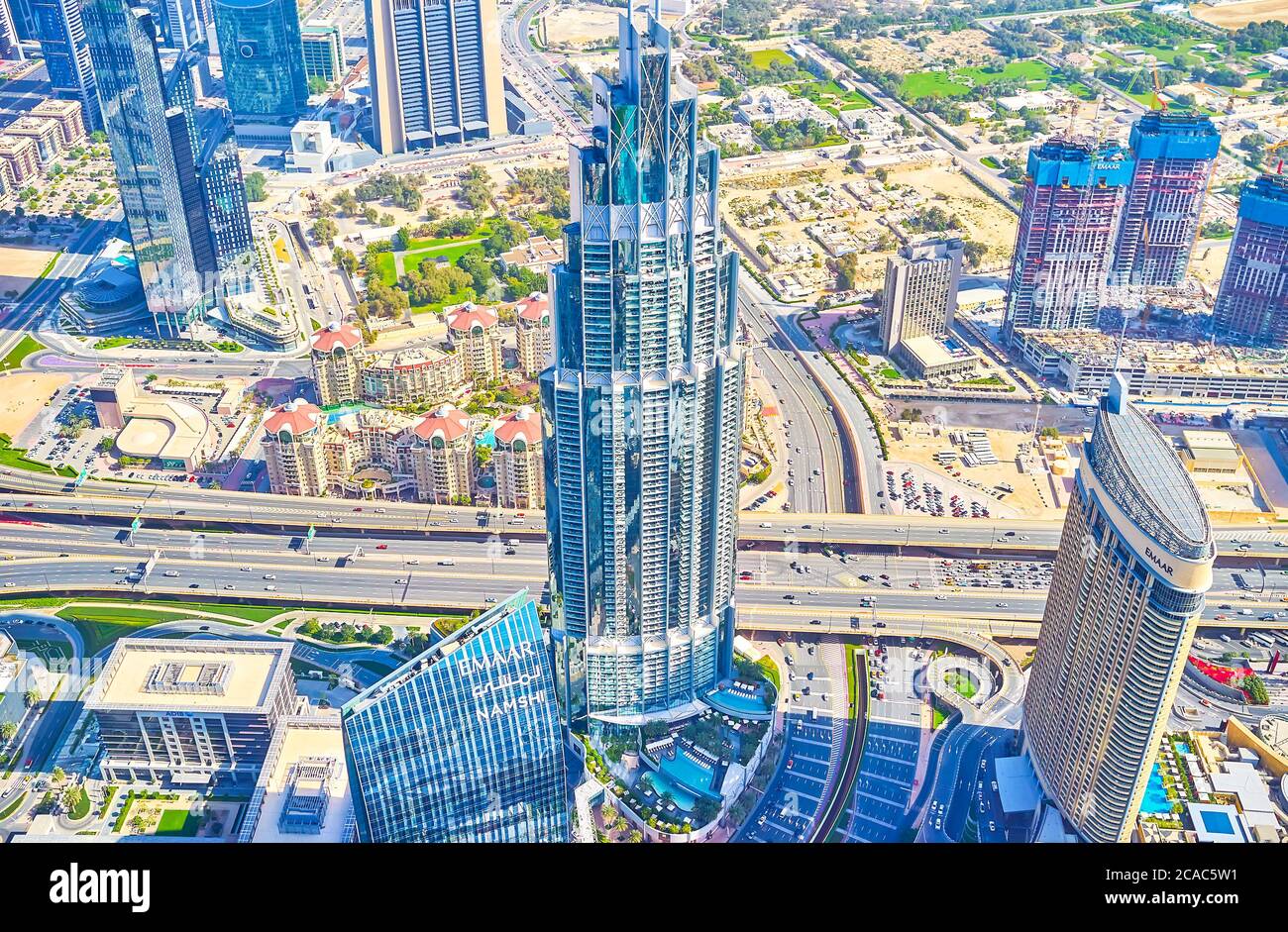 DUBAI, UAE - MARCH 3, 2020: Address Boulevard Dubai is a luxury hotel ...