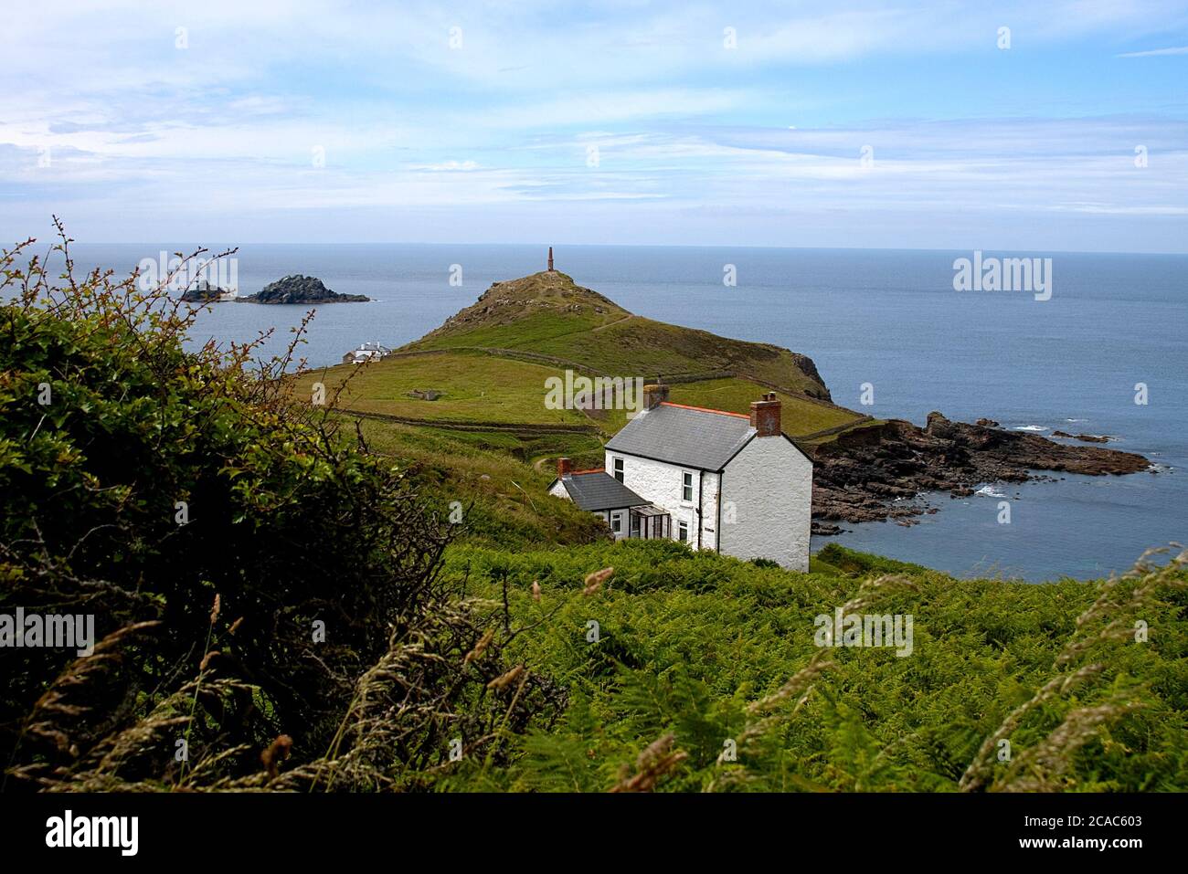 View of Cape Cornwall on the North Coast of Cornwall, UK Stock Photo ...