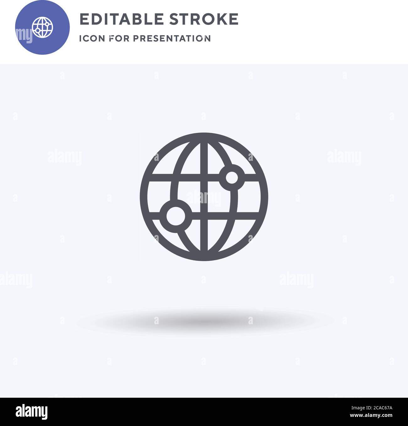 Network icon vector, filled flat sign, solid pictogram isolated on ...