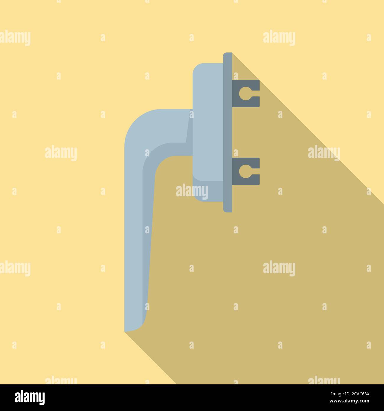 Window handle icon. Flat illustration of window handle vector icon for ...