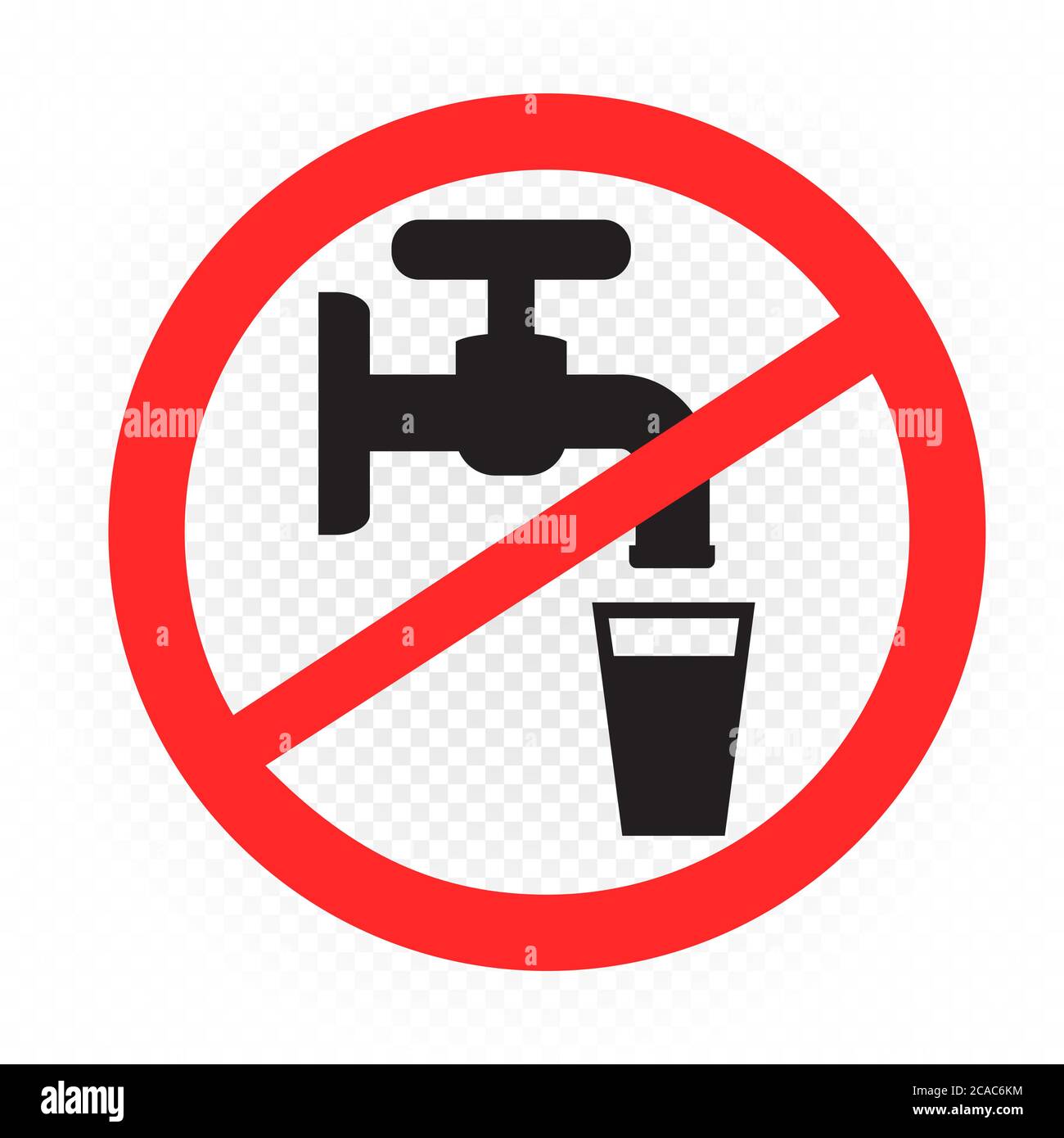 Stop water flow Stock Vector Images - Alamy