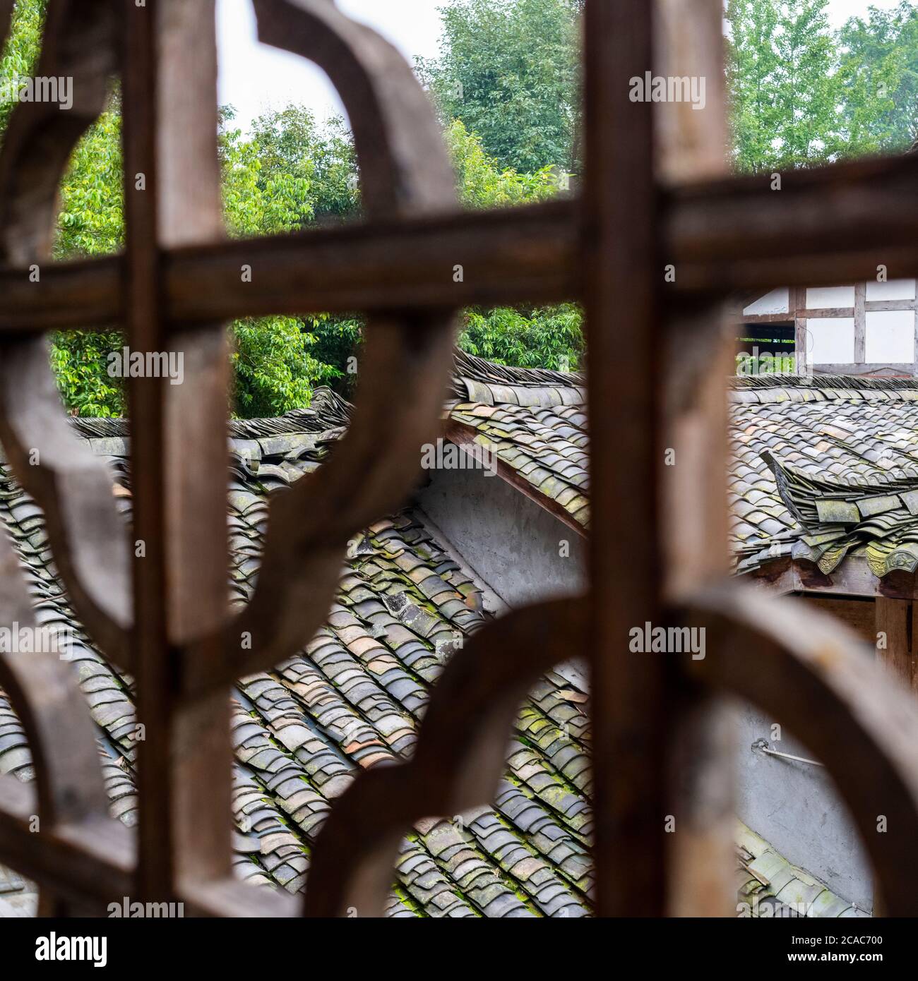 Latticework roof hi-res stock photography and images - Alamy