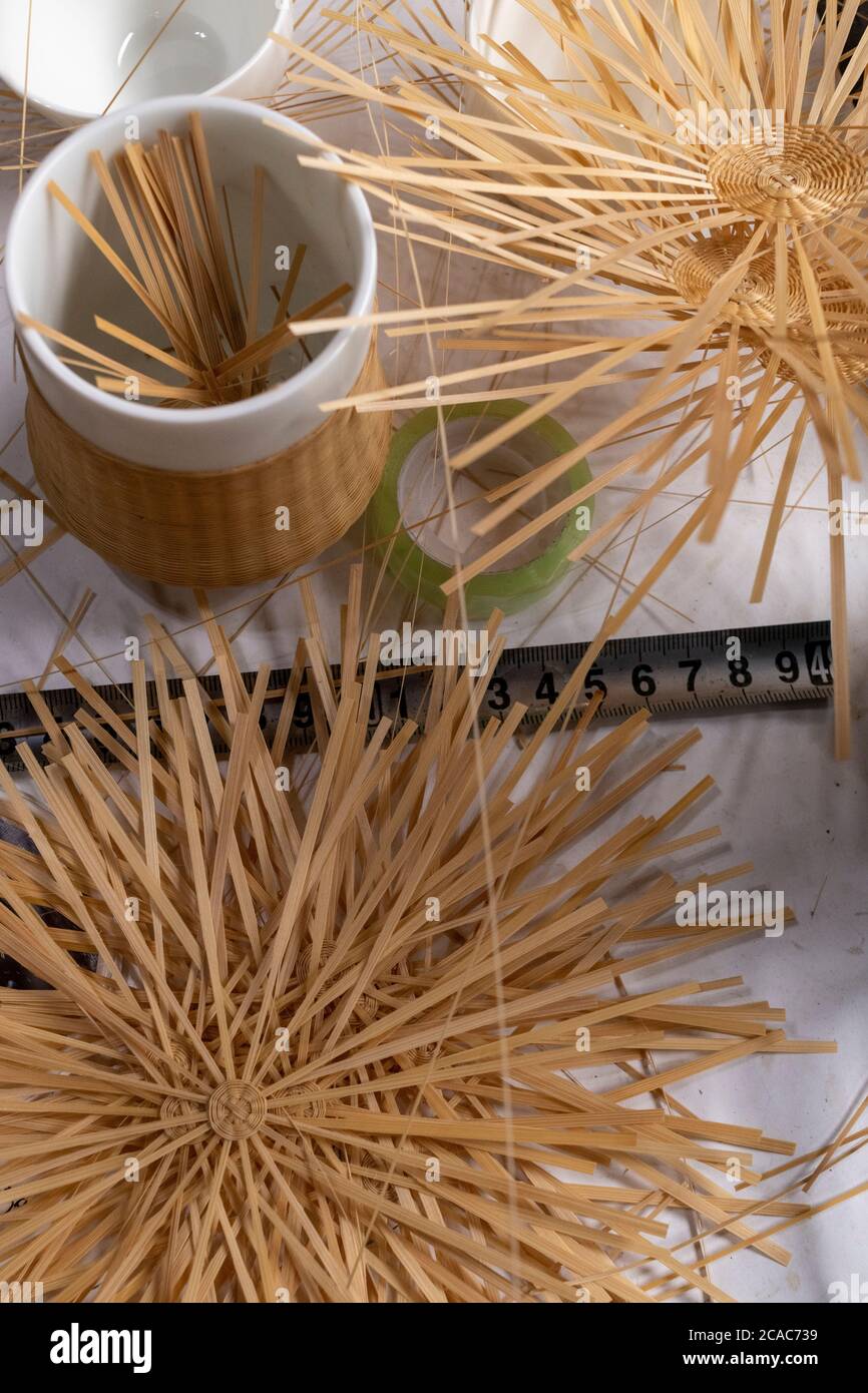 Bamboo craft hi-res stock photography and images - Alamy