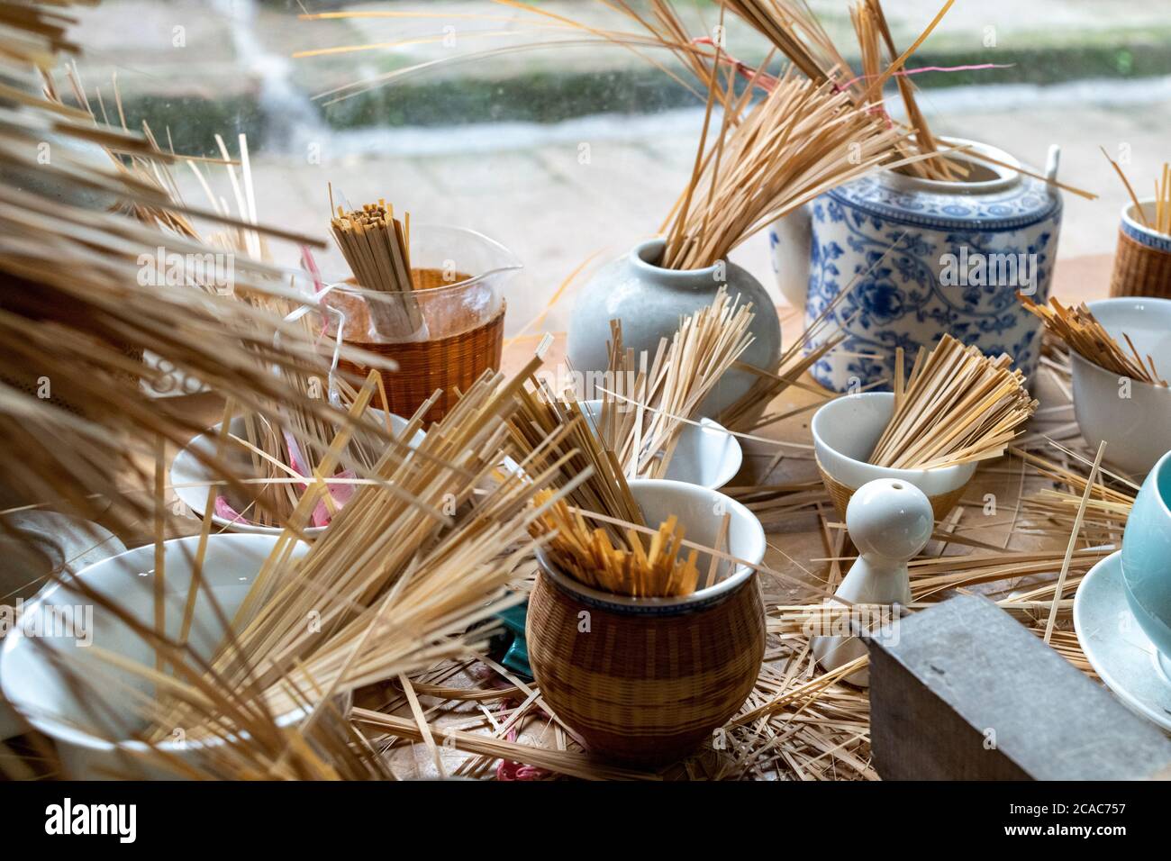 Bamboo craft hi-res stock photography and images - Alamy