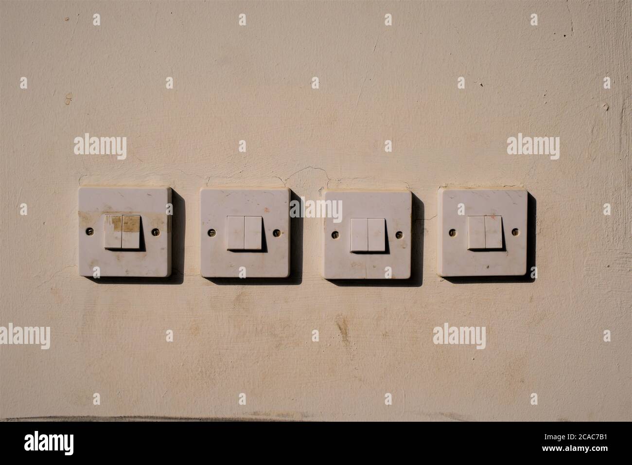 electrical switch lights Stock Photo - Alamy