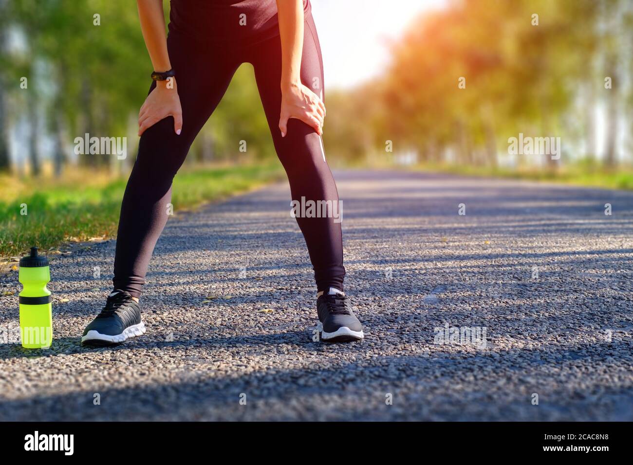 Running in the road hi-res stock photography and images - Alamy