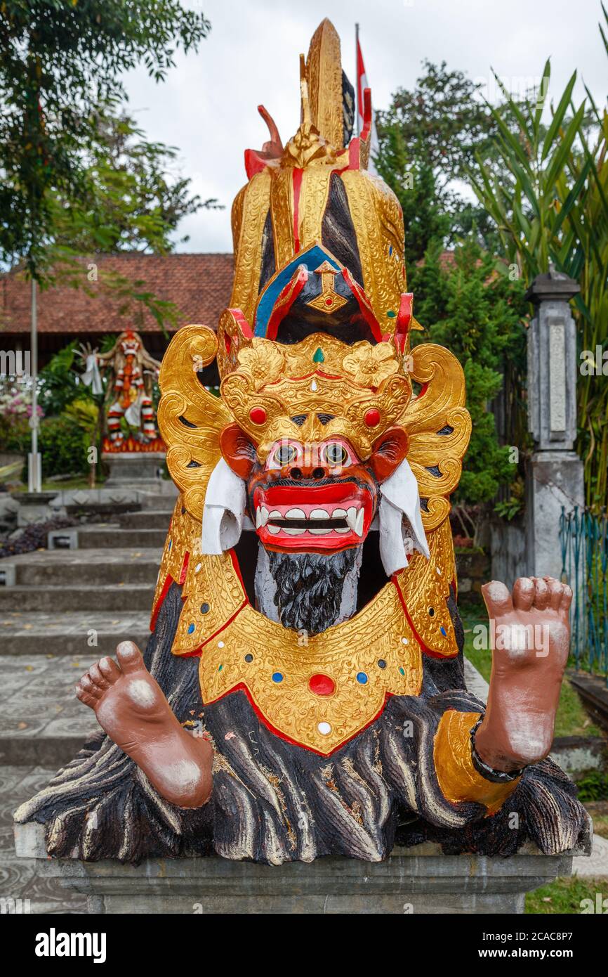Barong statue at Tirta Gangga Water Palace (Taman Tirtagangga), former ...