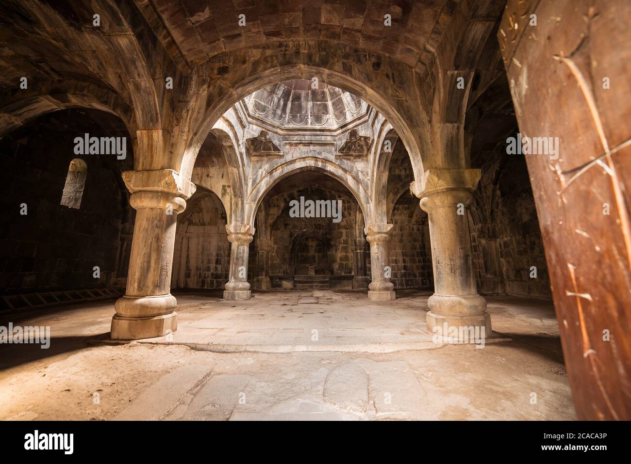 Alaverdi / Armenia - July 20, 2019: Interior of Sanahin Armenian ...