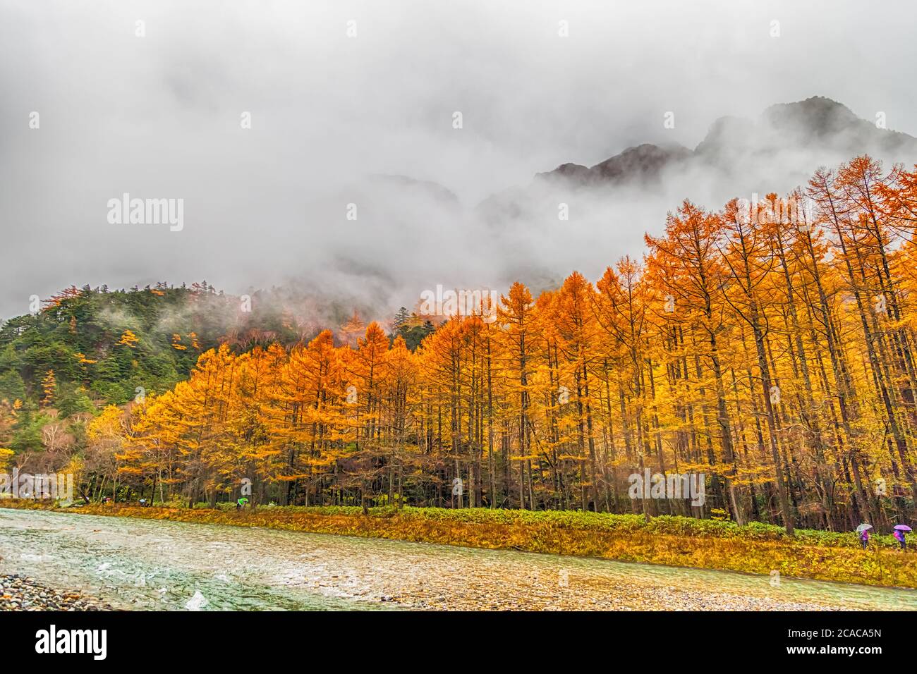 Kamikochi National Park in the Northern Japan Alps of Nagano Prefecture ...