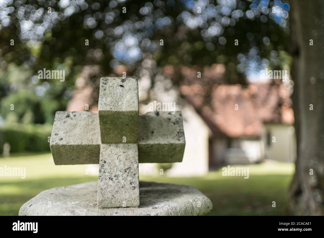 The churchyard and graveyard of St Simon and St Jude church in Bramdean ...