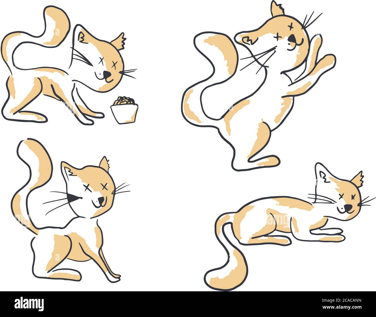 A Model Poses Stock Vector Images Alamy