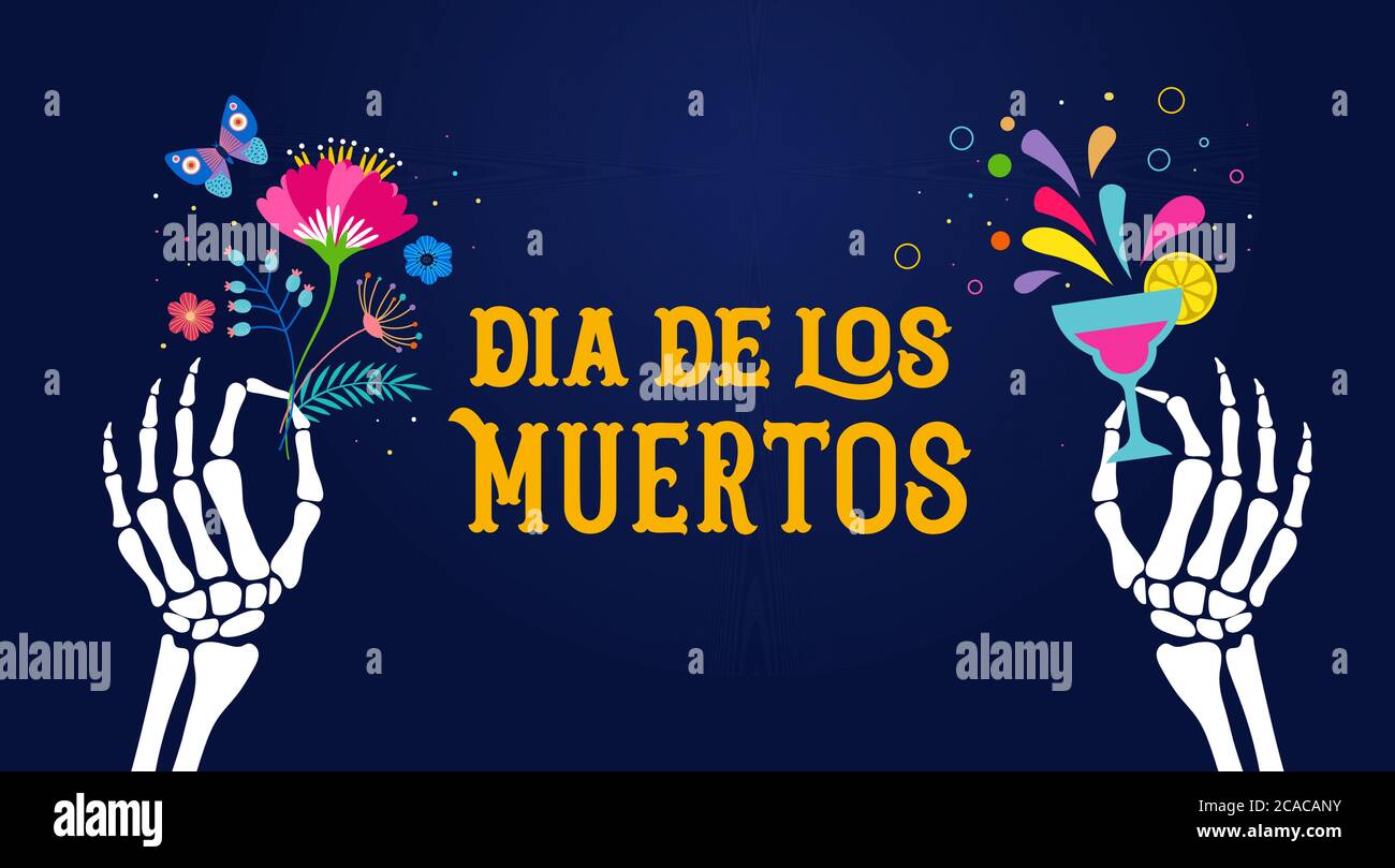 Dia de los muertos, Day of the dead, Mexican holiday, festival. Vector ...