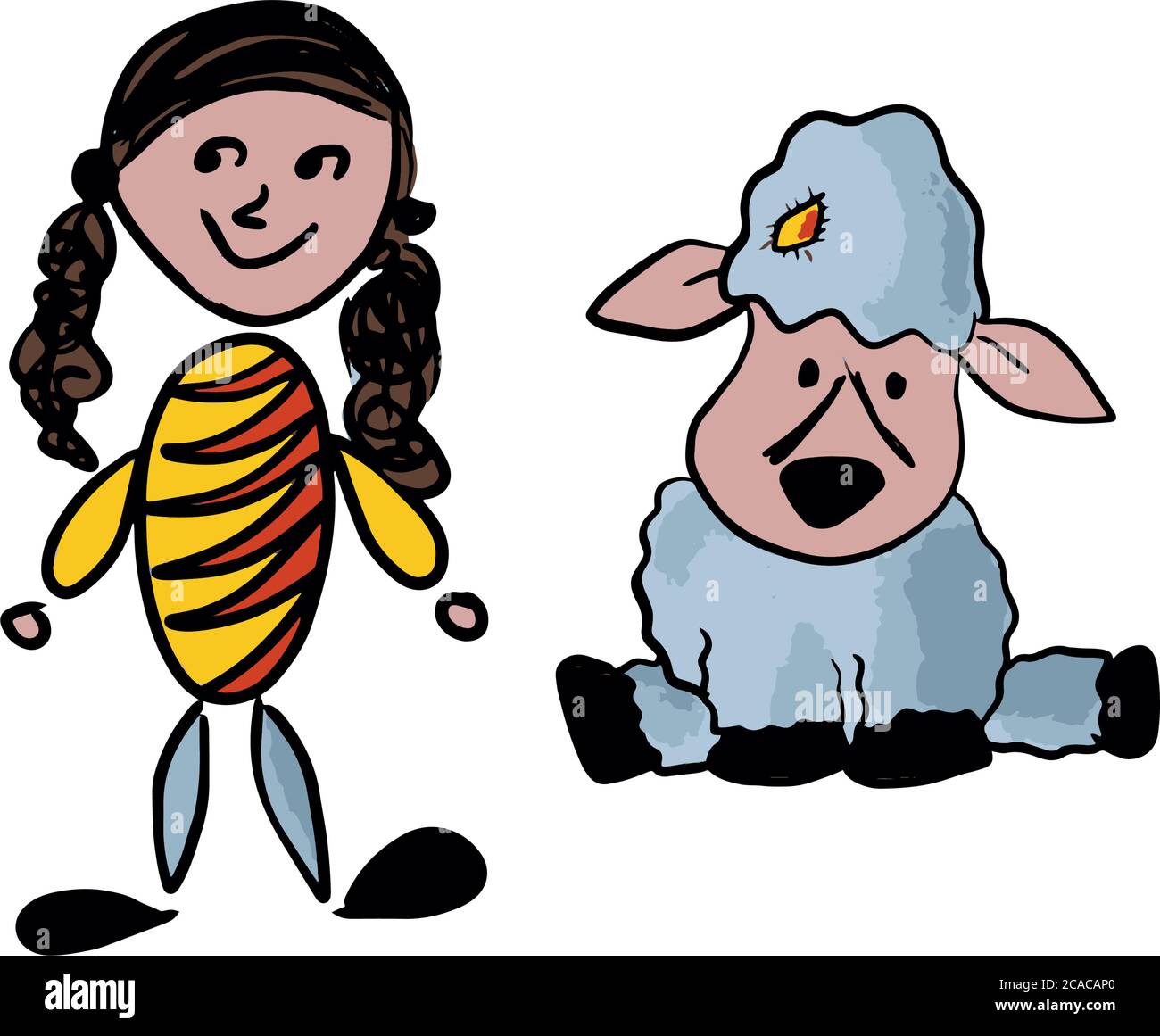 Illustrator Girl Stock Vector Images - Alamy