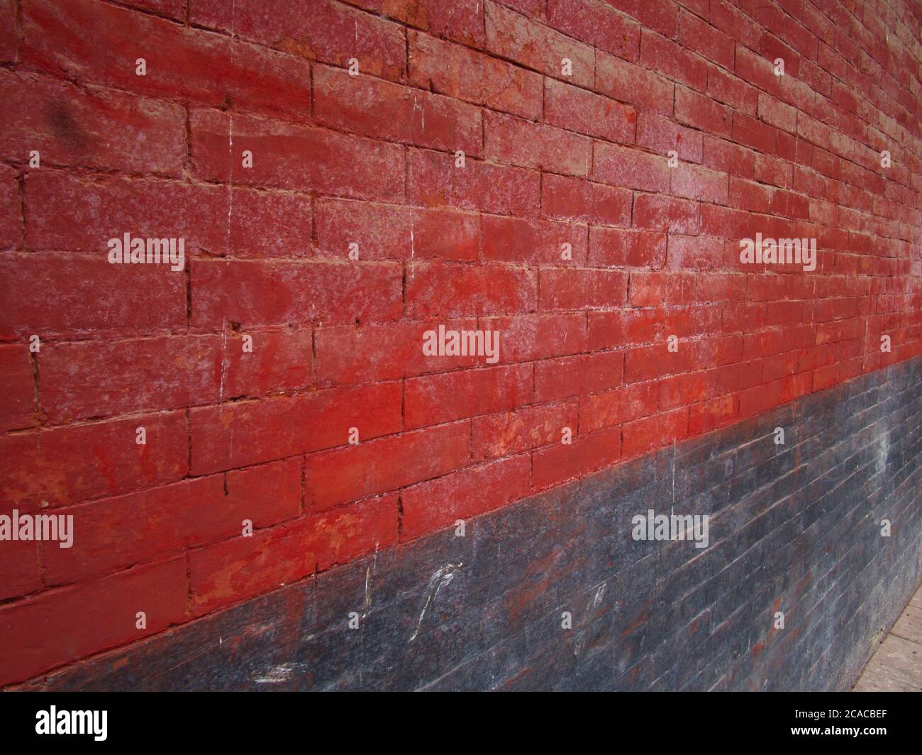 Chinese Red and Black Brick wall in Shaolin Temple. The Shaolin ...
