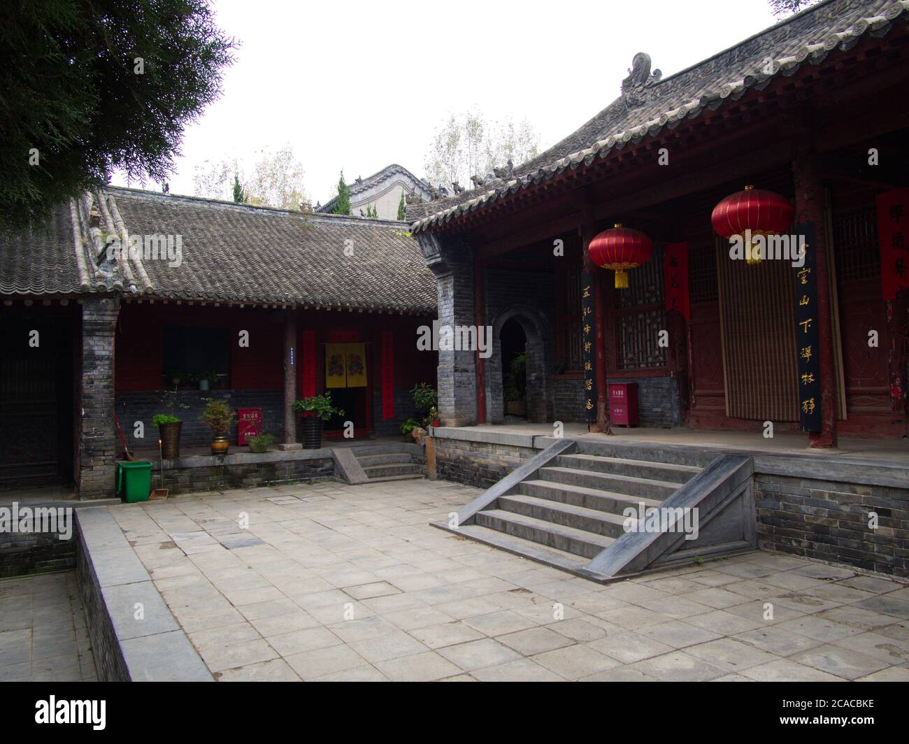 The Building in Shaolin Temple with Detail Architecture. The Shaolin ...