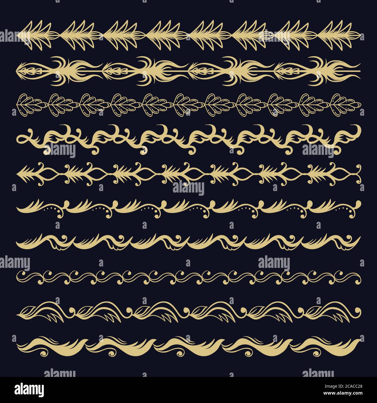 collection set border vector illustration for your company or brand ...