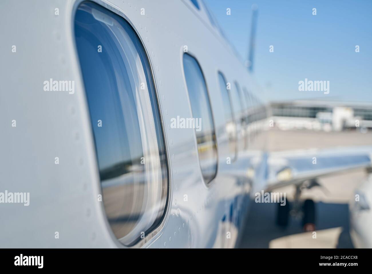 Windows on fuselage airplane hi-res stock photography and images - Alamy