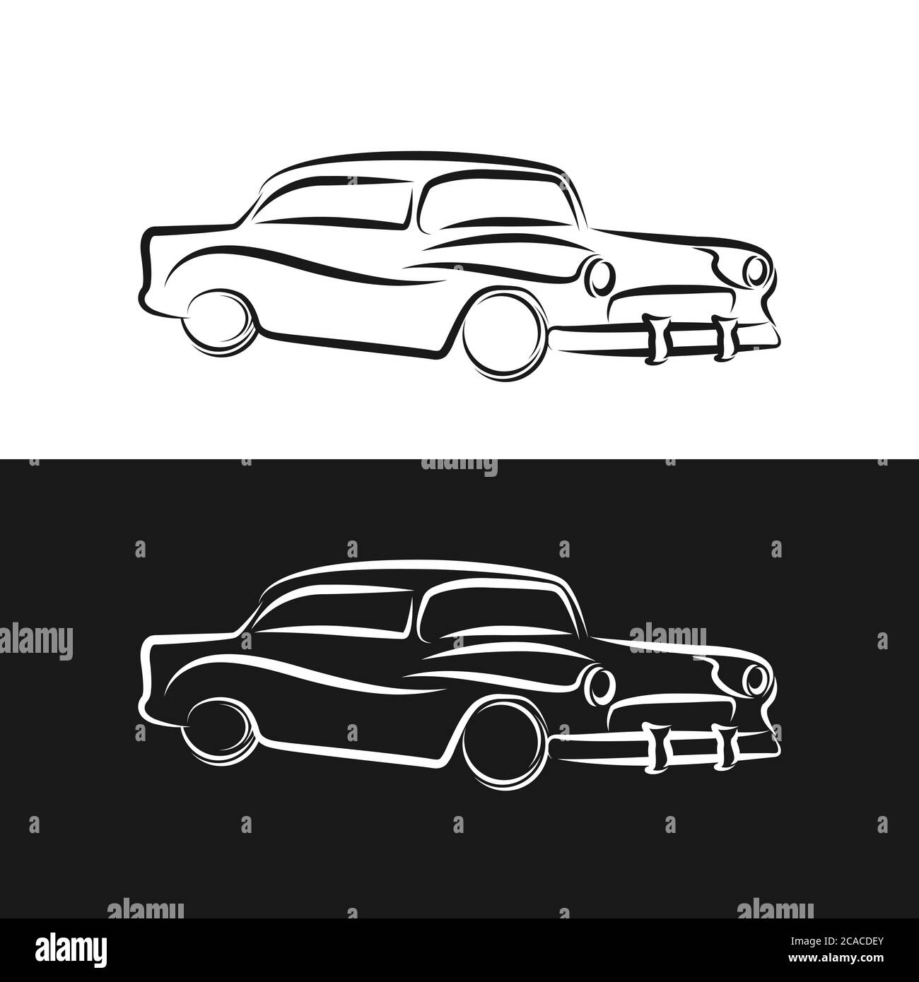 Abstract car outline hi-res stock photography and images - Alamy