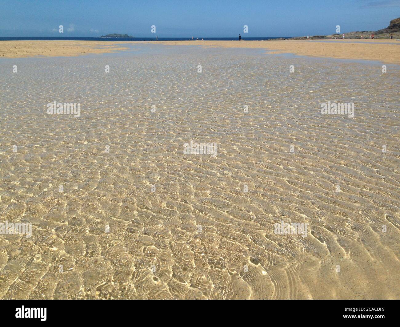 Ripples on the beach, Harlyn Bay, Cornwall Stock Photo - Alamy