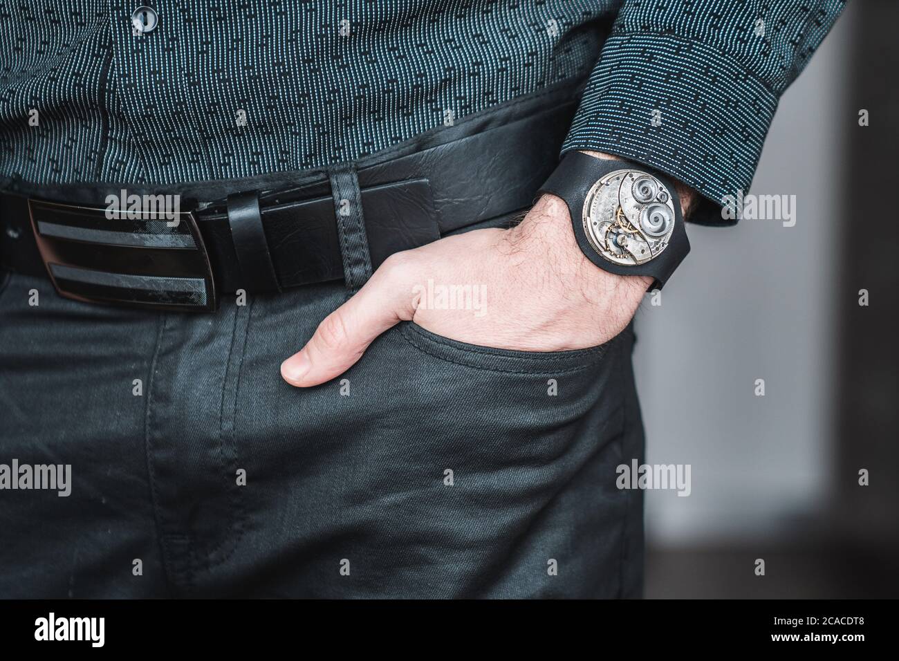 Back of a watch mechanism hi-res stock photography and images - Alamy