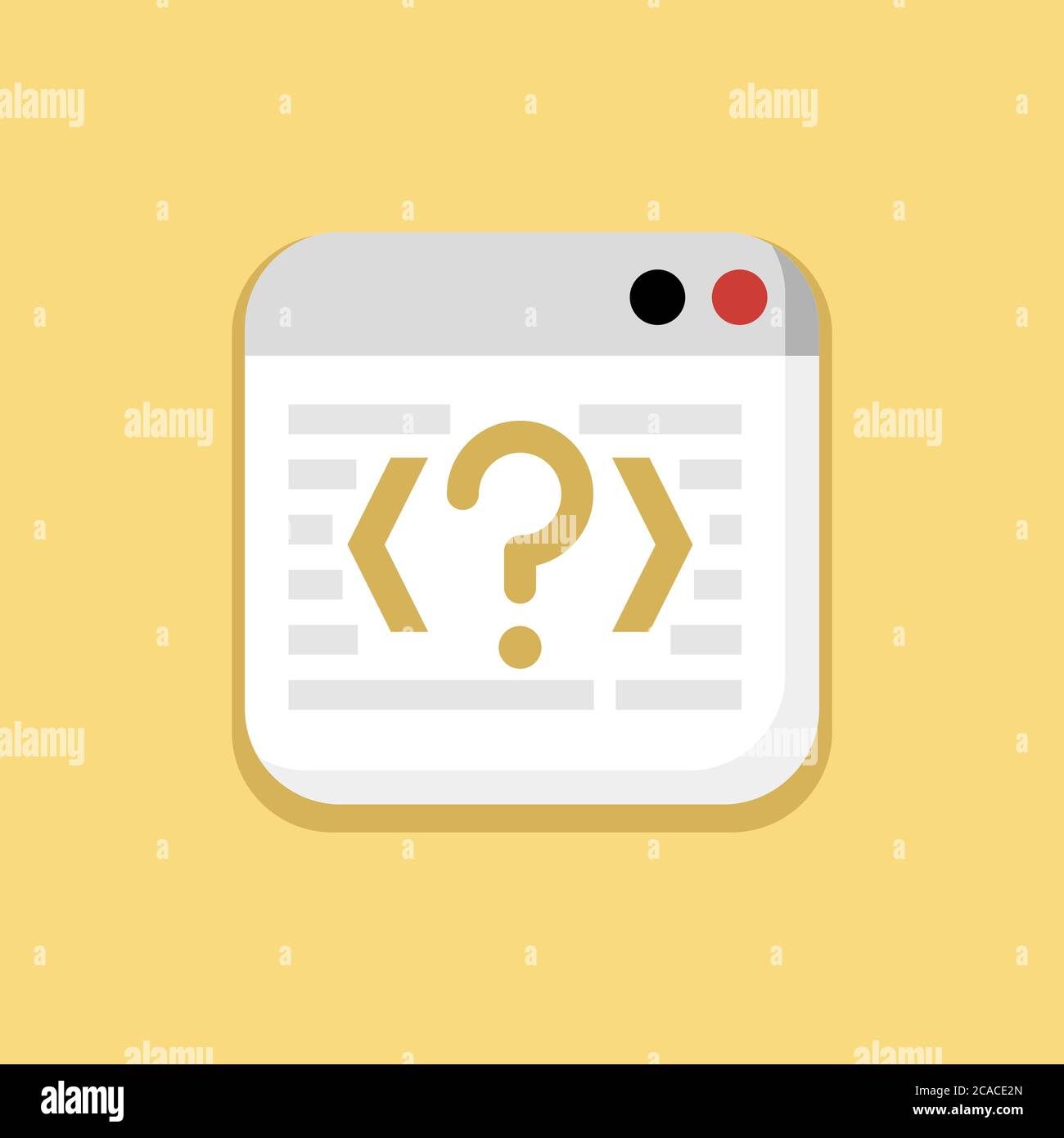 Programs, data, scripts window in yellow icon can be used for companies ...