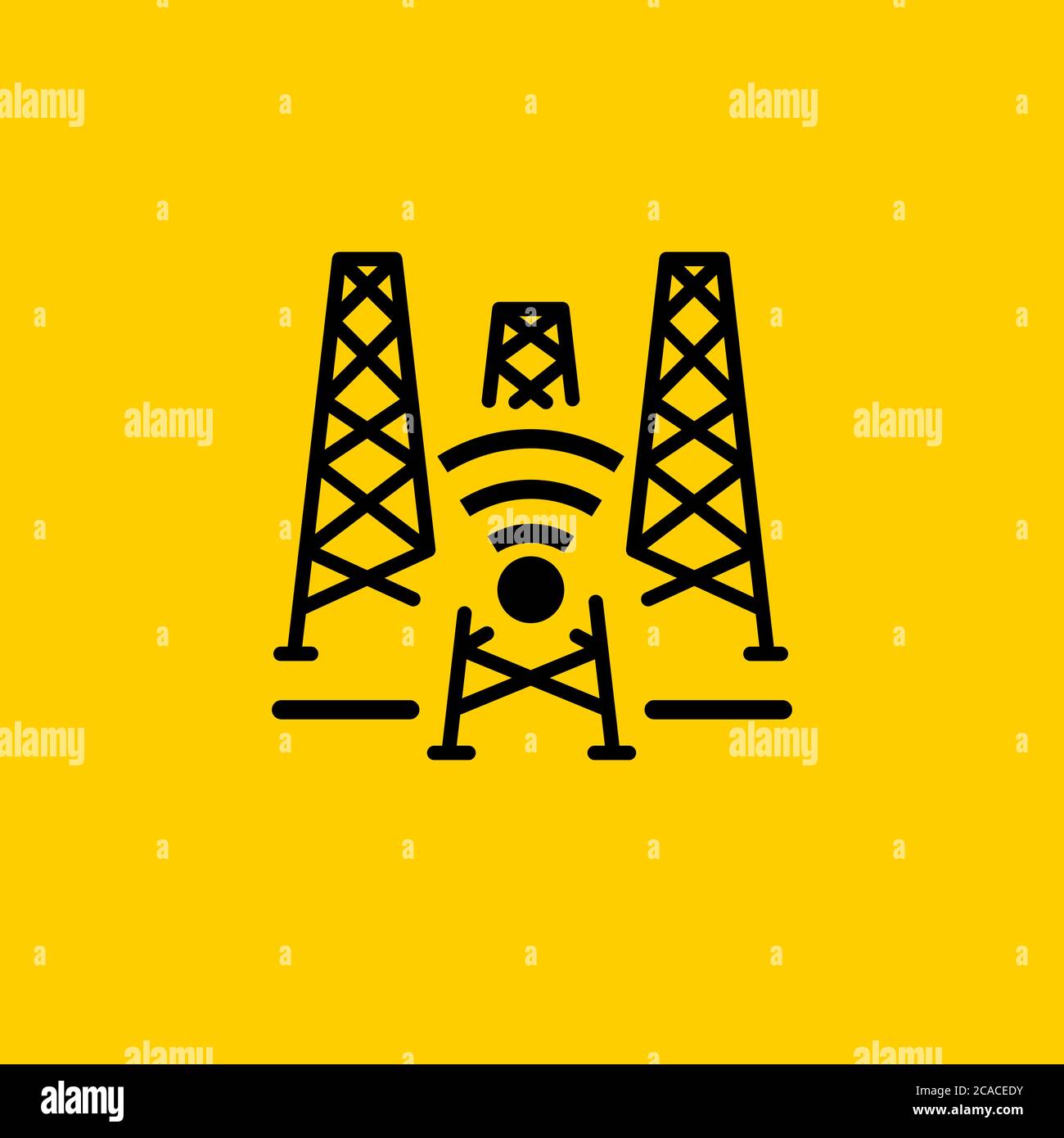 Signal Search icon can be used for companies and businesses Stock ...