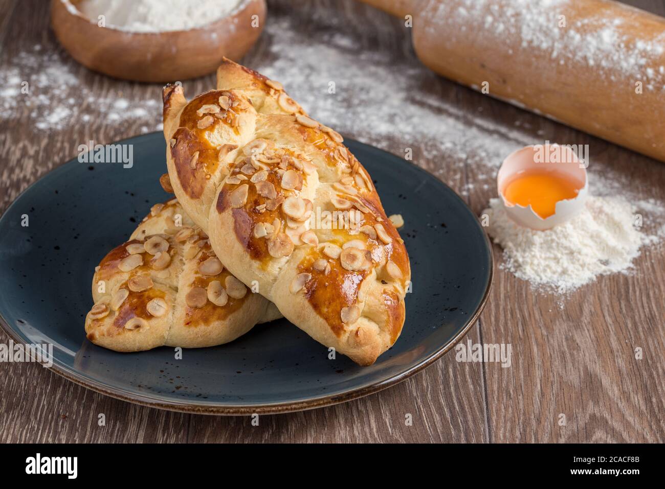 Turkish pastry product pogaca. Turkish Pastries; pogaca, borek, acma ...