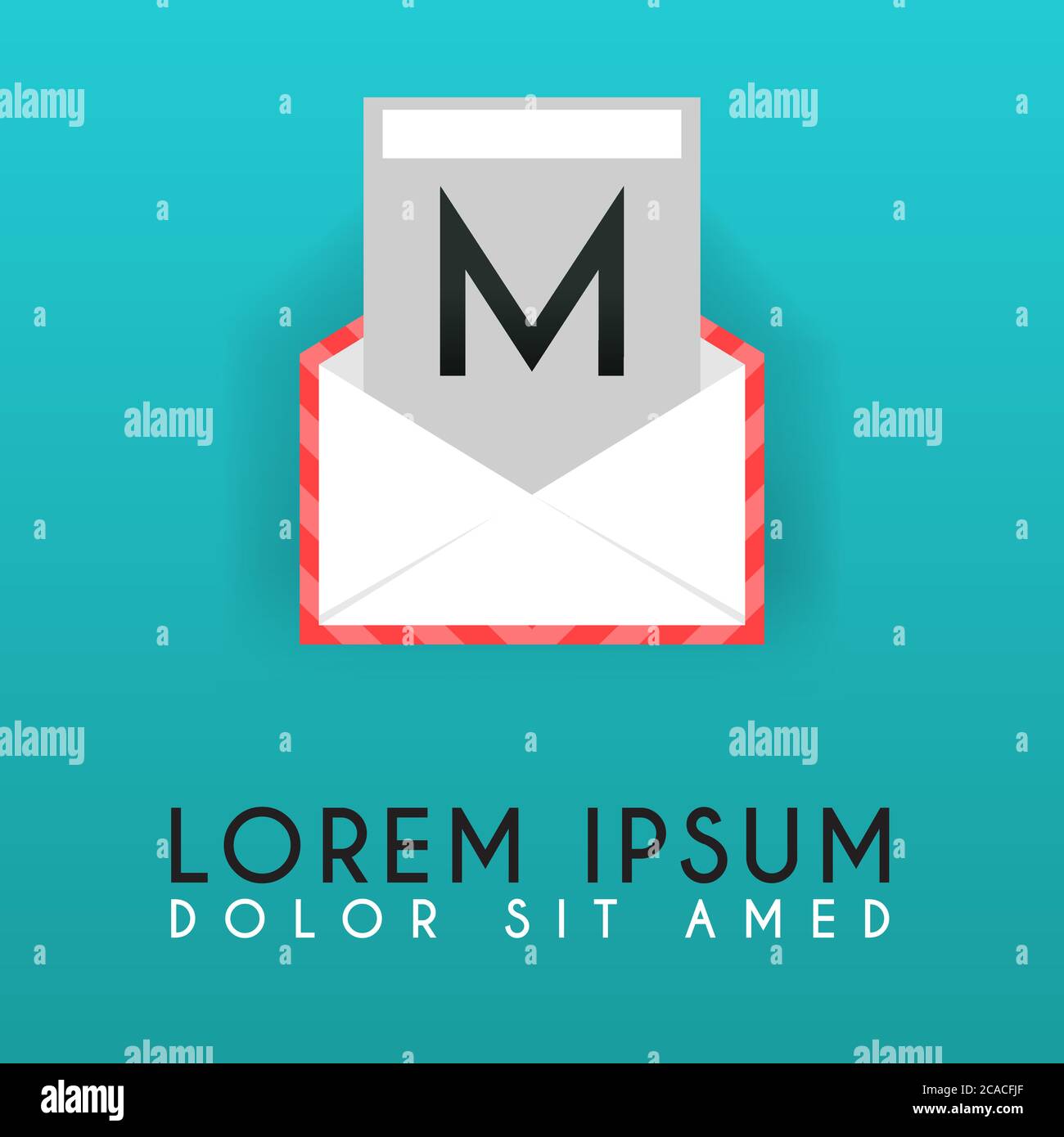 M message logo Stock Vector Images - Alamy