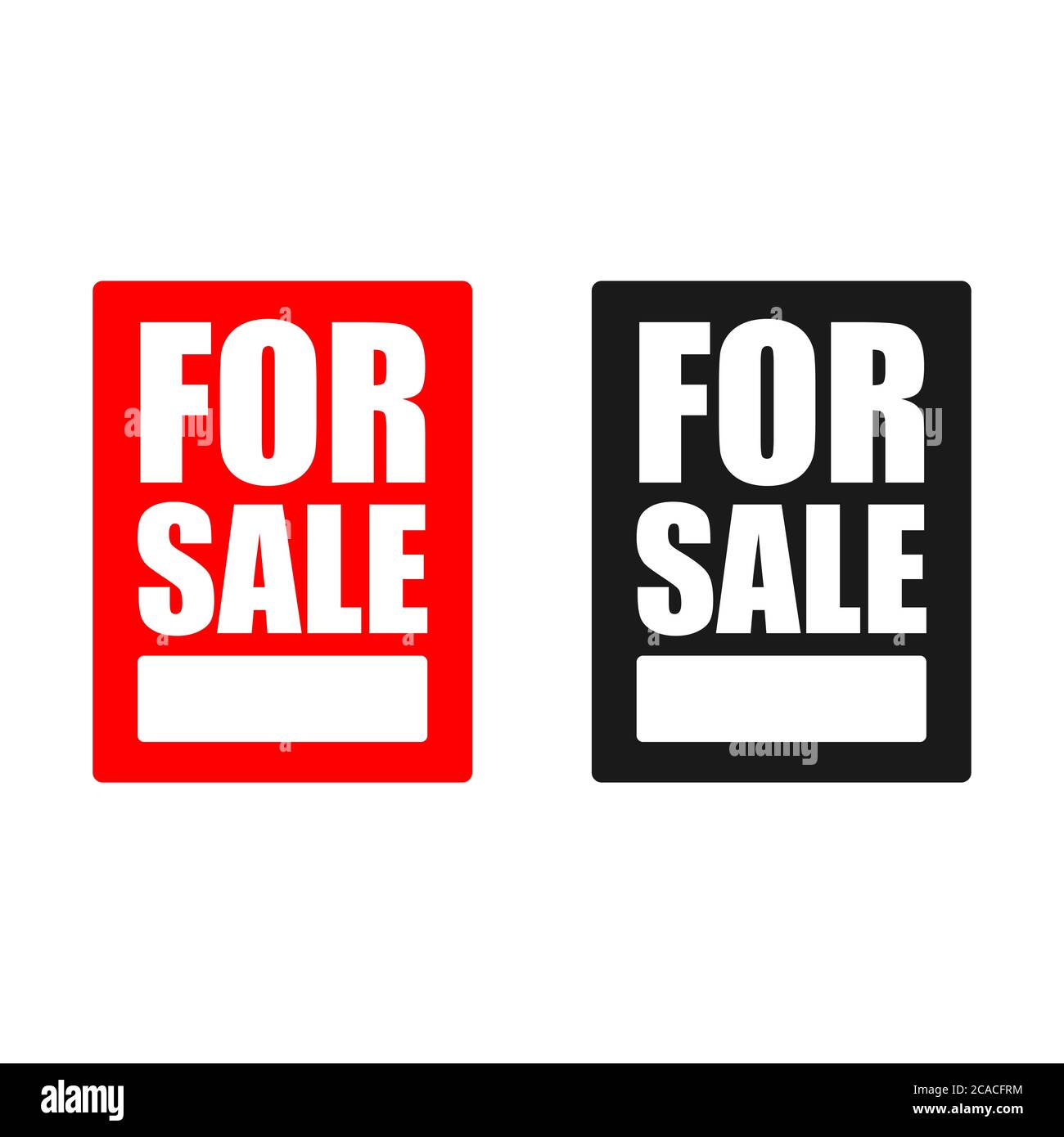 set of red square for sale sign house vector logo illustrations EPS 10 ...