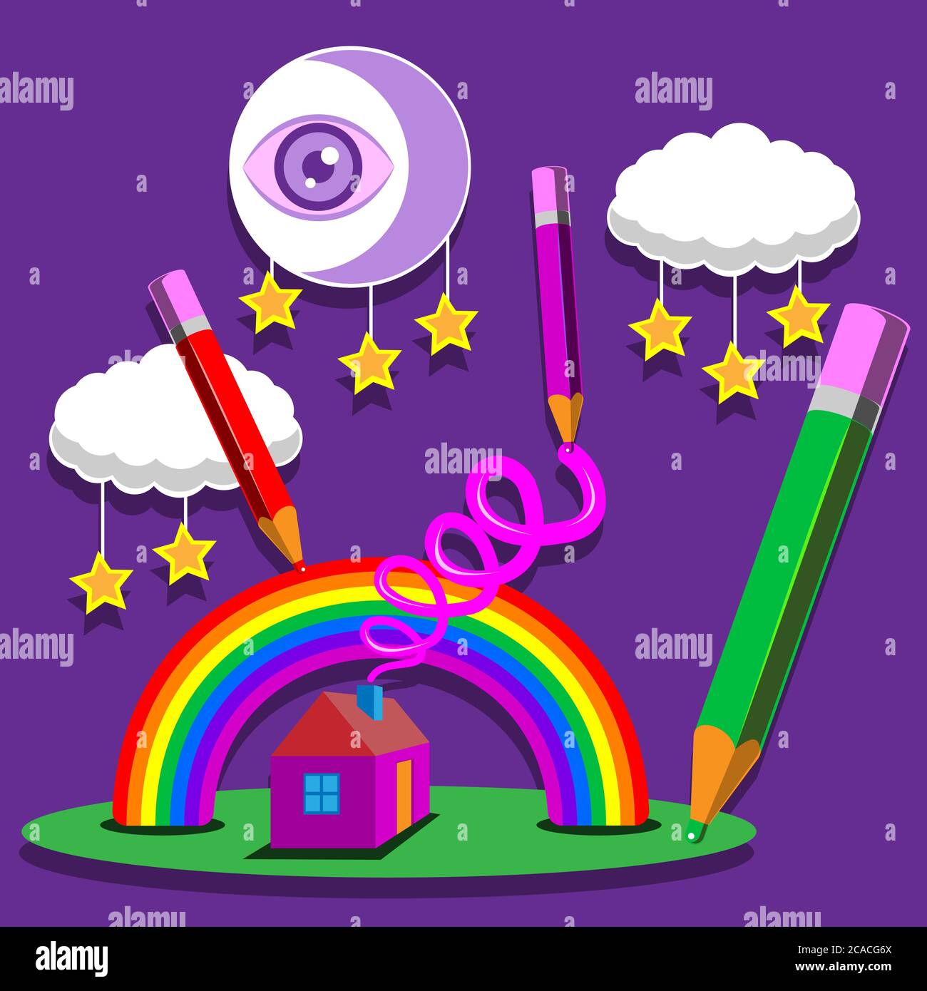 Rainbow Smoke Stars