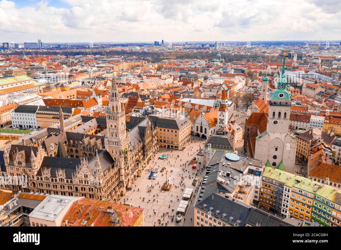 Beautiful cityscape of Munich, Bavaria, Germany Stock Photo - Alamy