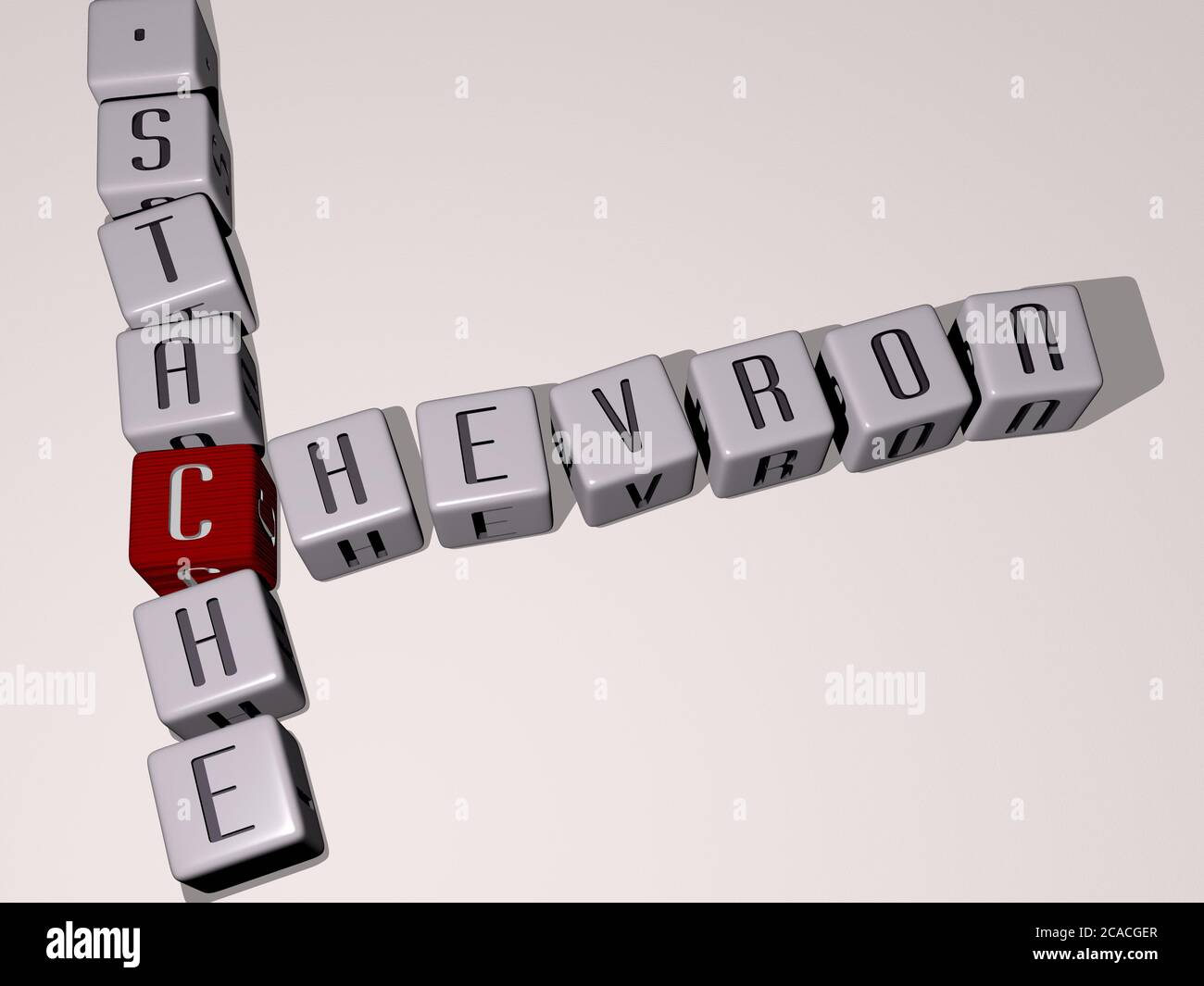 moustaches beards: Chevron 'stache combined by dice letters and color ...