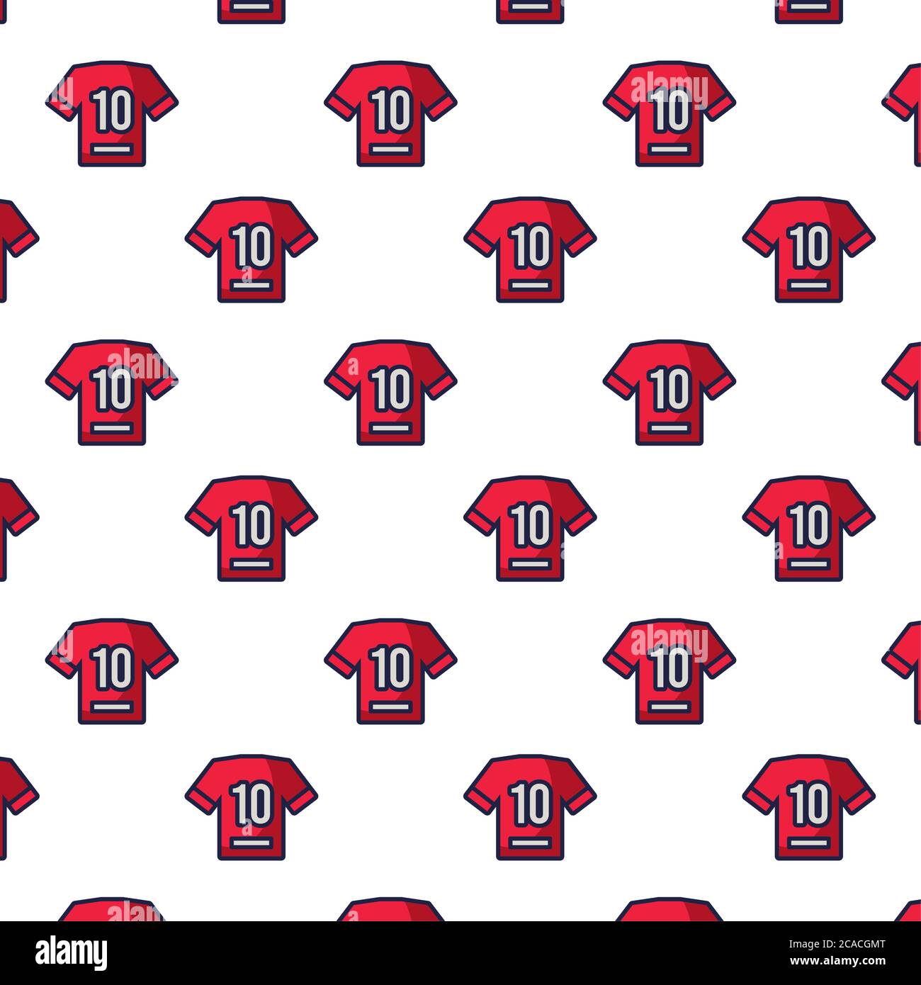 captain tshirt uniform team pattern vector illustration design Stock ...