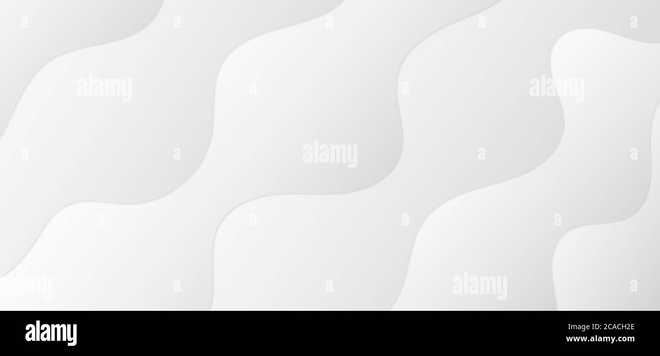 Fluid white background water shape design minimal clean style. vector ...