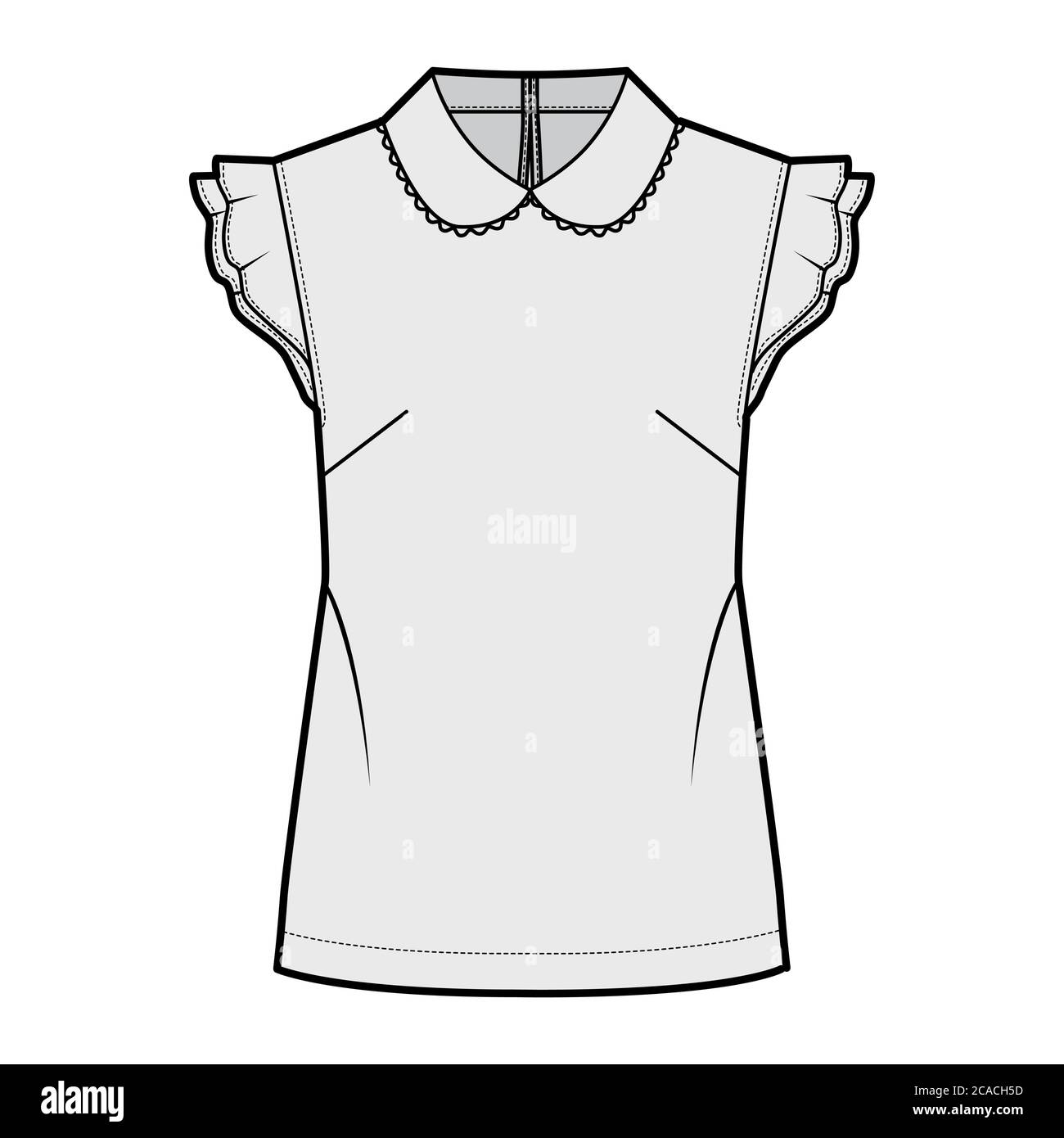 Flutter sleeve Stock Vector Images - Alamy