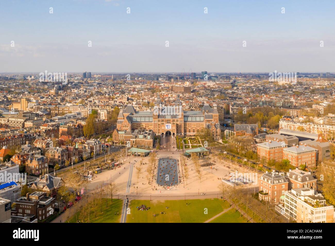 Amsterdam aerial rijksmuseum netherlands hi-res stock photography and images - Alamy